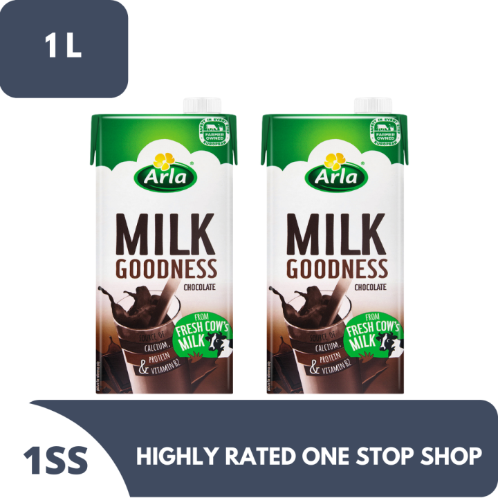 Arla Milk Goodness Chocolate 1L x 2 | Lazada PH