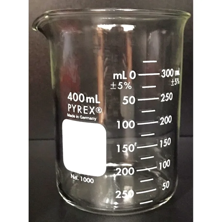 (IN STOCK)🔰 Beaker 400mL Gass Made i y | Lazada PH