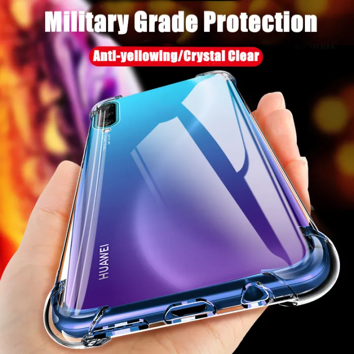 สำหรับ Huawei Y9s STK-L21 L22 LX3นิ่มยืดหยุ่นยางคริสตัลบางเฉียบแบบใส ...