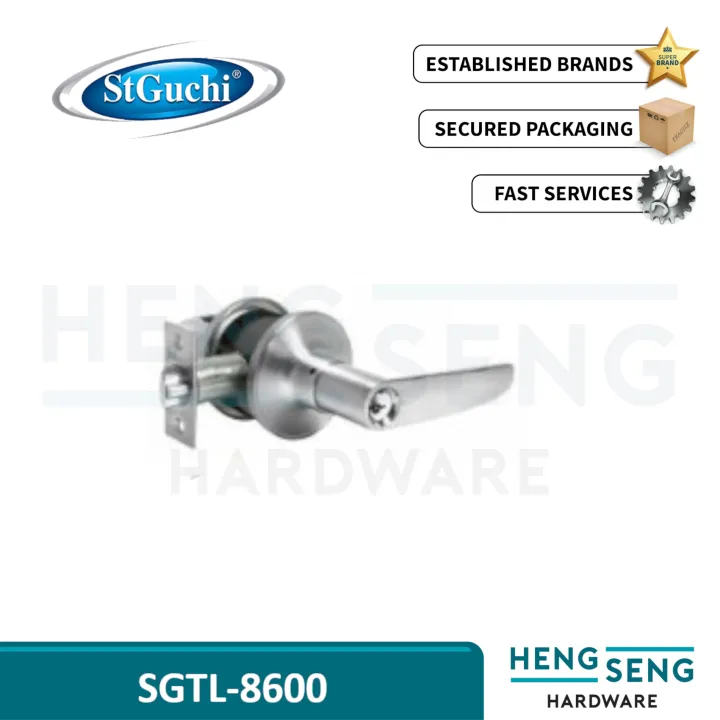 ST GUCHI SGTL-8600 ENTRANCE TUBULAR LEVER LOCK 60-70MM | Lazada