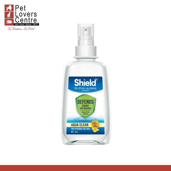 Shield Plus Ethyl Alcohol Aqua Clean 60ml | Lazada PH