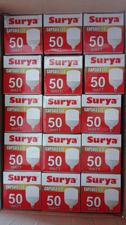 Bohlam lampu LED Jumbo 50 watt Surya Capsule 50watt Capsul 50 w Kapsul 50w SNI Bergaransi ...