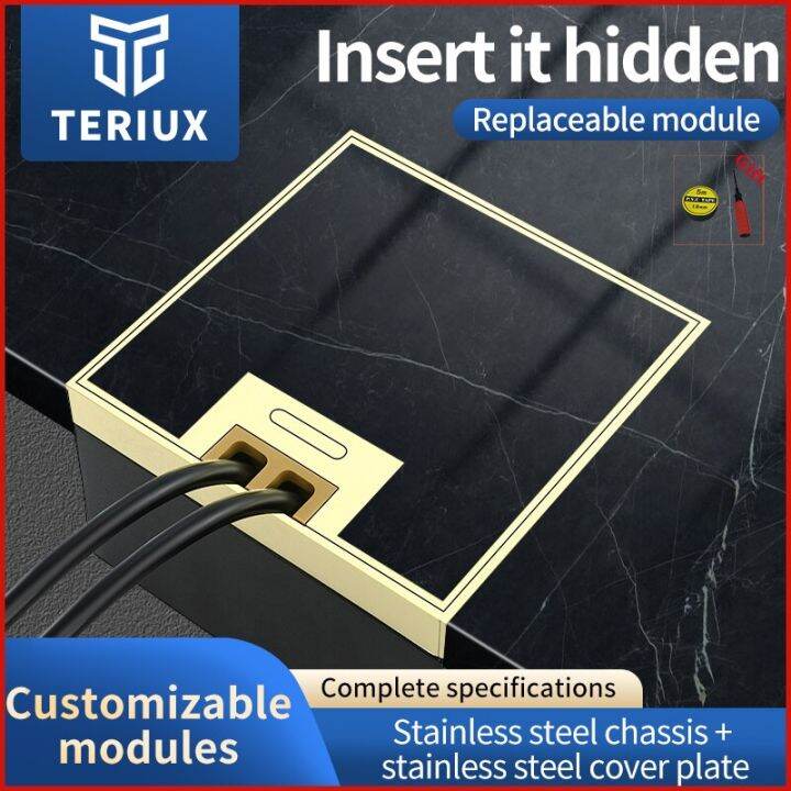 Wholesale Marble Floor Socket EU Socket Outlets Recessed Electrical ...