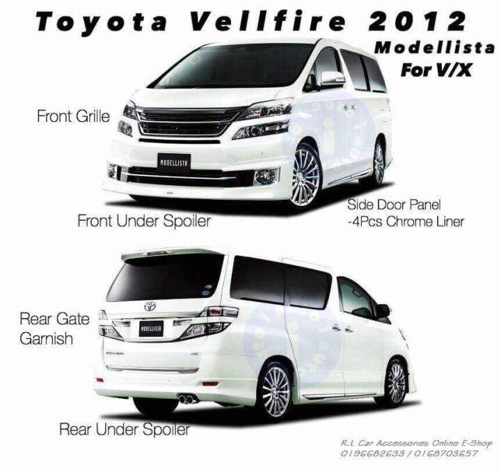 Toyota Vellfire anh20 2012 2013 2014 Bodykit body kit front side rear ...