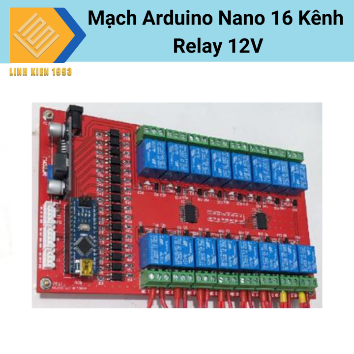 Mạch Arduino Nano 16 Kênh Relay 12V | Lazada.vn