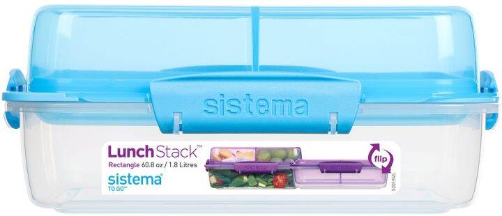 Sistema Lunch Stack Rectangle To Go 1.8L (Sistema Exclusive Distributor ...