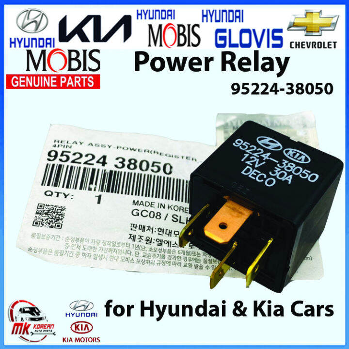 [GENUINE] Power Relay for Hyundai & Kia Cars. 95224-38050. GENUINE ...
