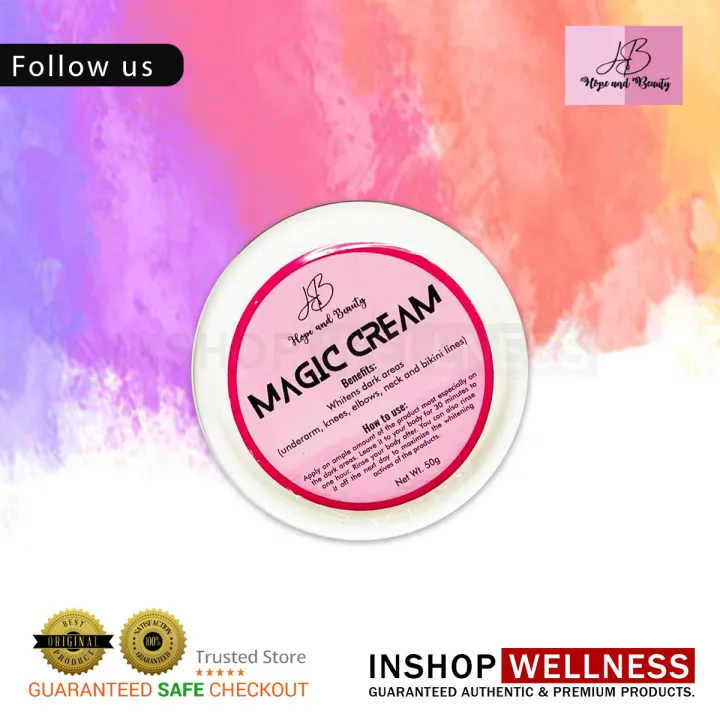Hope and Beauty Magic Cream whitens dark areas for underarm and bikini ...