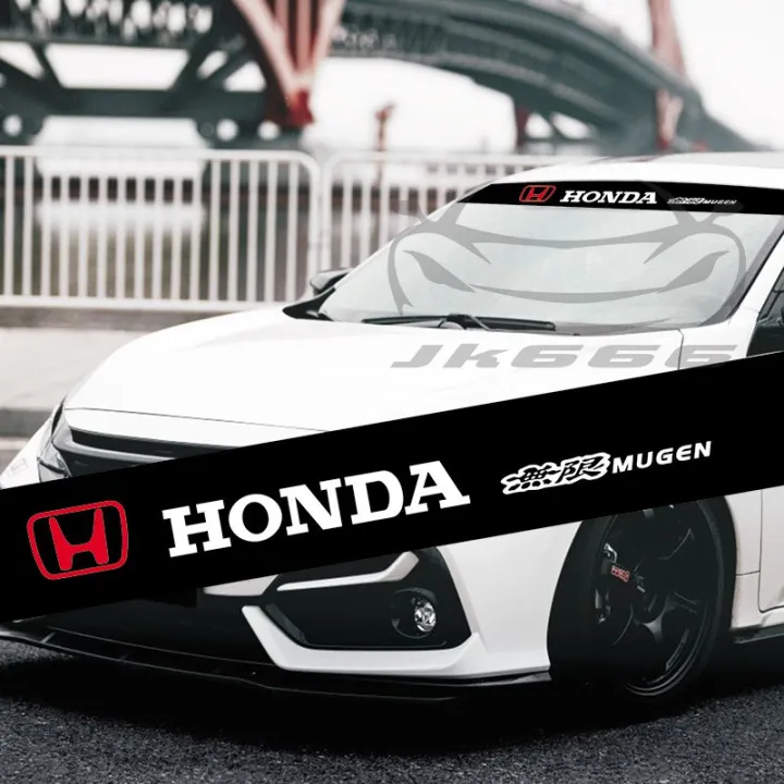 KT-Car Honda Mugen Universal Windshield reflective sticker（Free Tools）A ...