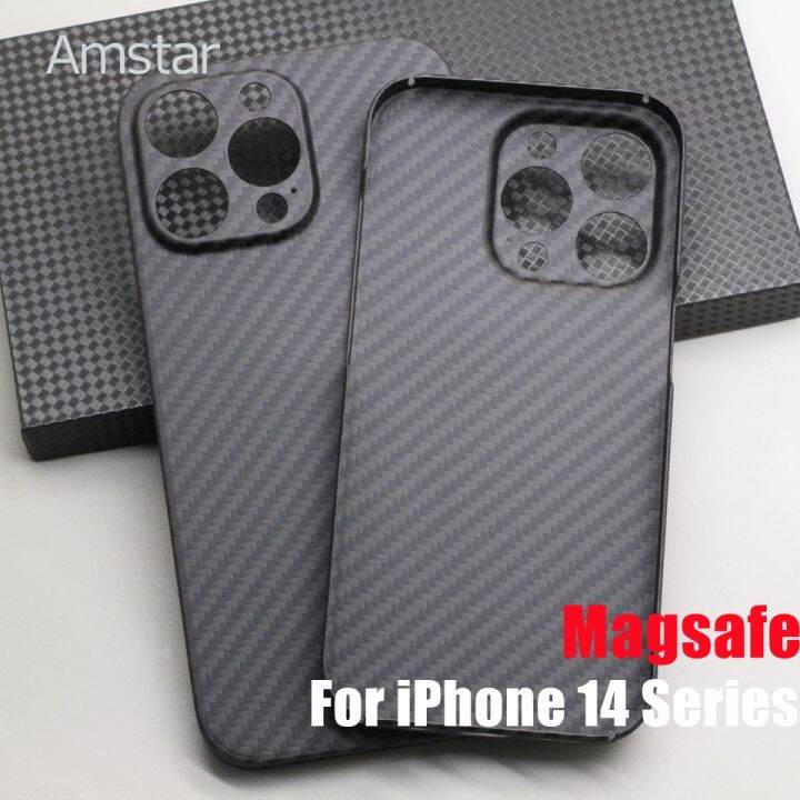 [ร้อน] Amstar แม่เหล็กคาร์บอนไฟเบอร์กรณีโทรศัพท์สำหรับ iPhone 14 Pro ...