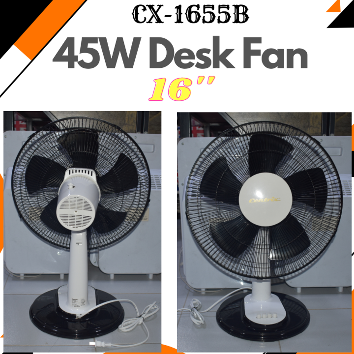 CX-1655B 16'' Desk Fan(45w) | Lazada PH
