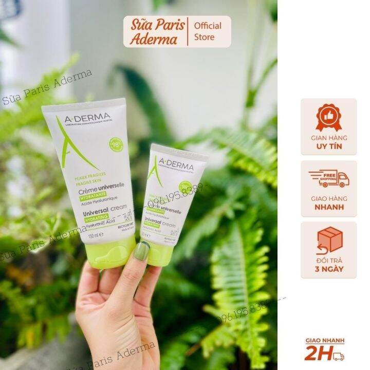 Kem A-derma Universal Moisturising 150ml. Kem dưỡng ẩm đa năng Aderma ...