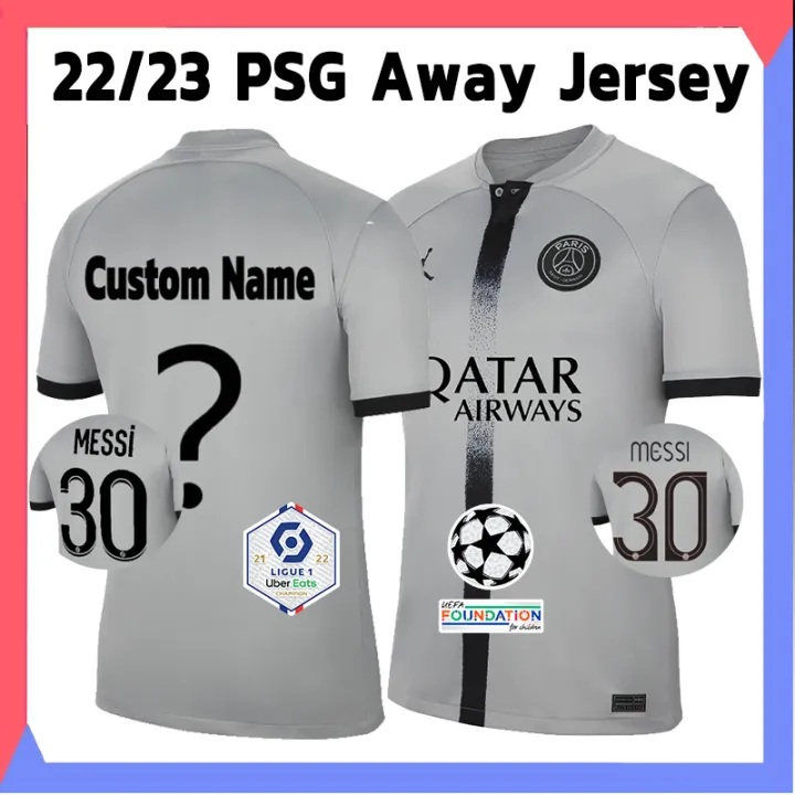 เสื้อฟุตบอล PSG Paris Saint-Germain 22/23 Away Jersi Men Soccer Jersey ...