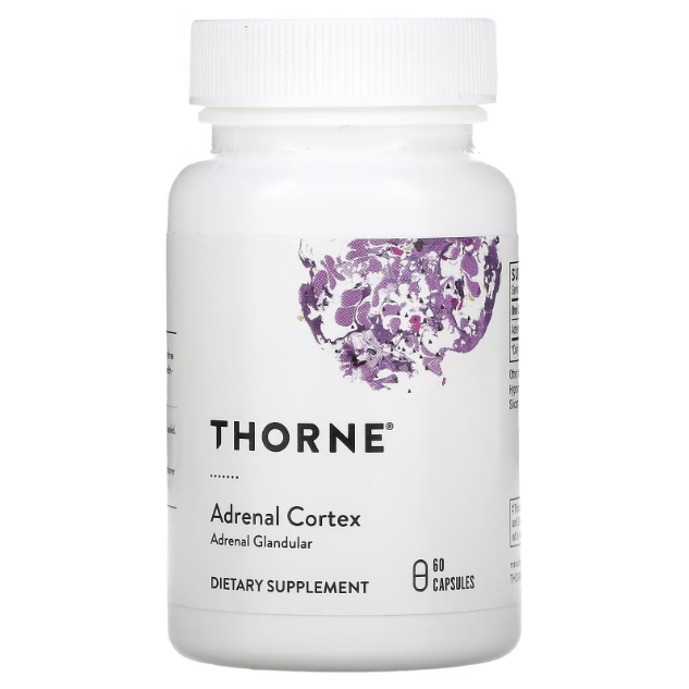 (ORIGINAL USA) Thorne Research USA Adrenal Cortex, 60 Capsules Stress ...