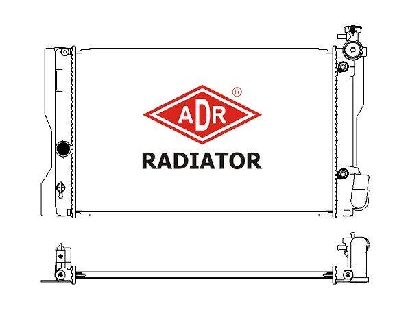 หม้อน้ำ ADR (AT) TOYOTA ALTIS 1.6,1.8,2.0ปี07, 1.6 CNGปี11 3461-8534C ...