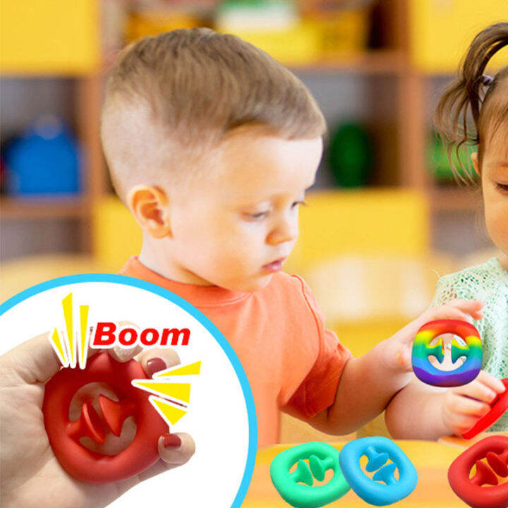 Felice. Silicone Snapperz Fidget Toys Pop Finger Hand Grip Squeeze Grab ...