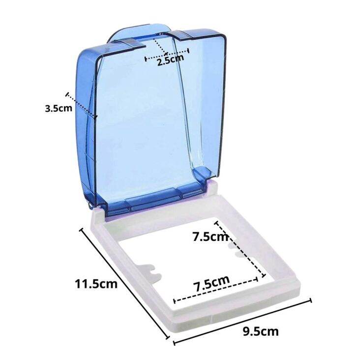 PIT Penutup Steker Colokan Listrik Cover Pelindung Kabel Saklar Dinding ...