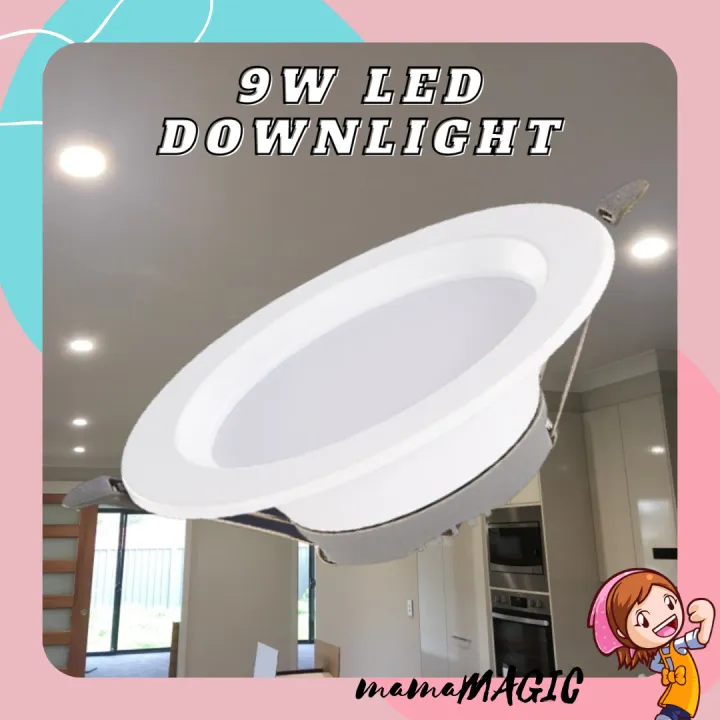 9 watts LED Downlight Recessed Pin Lights Panel Ceiling Lights Home ...