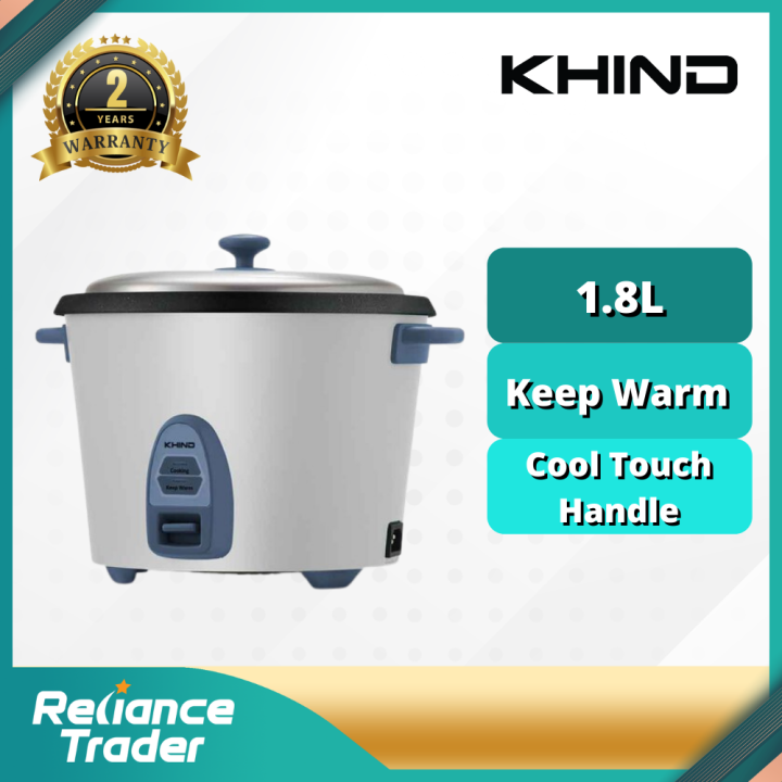 KHIND 1.8L ELECTRIC RICE COOKER RC818N | Lazada