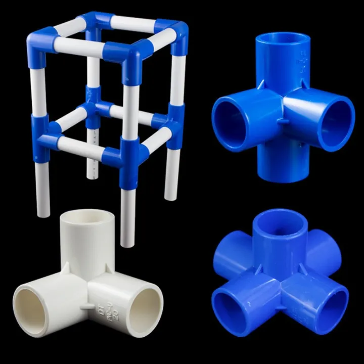 Quick joint pvc pipe fittings Dimensional 3/4/5/6 Ways tube Hose ...