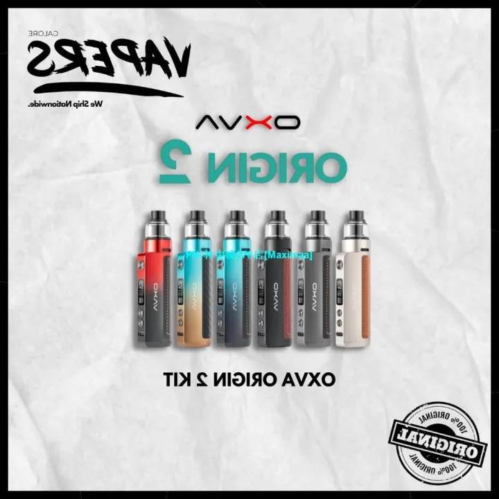 Maximaa [AUTHENTIC] Oxva Origin 2 Kit 80W Origin 2 Pod Kit 18650 Single ...