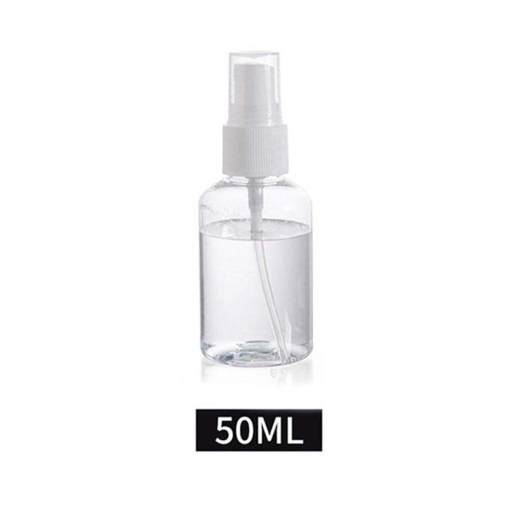 30/50/75/100ml Transparent Empty Spray Bottles Plastic Mini Refillable ...