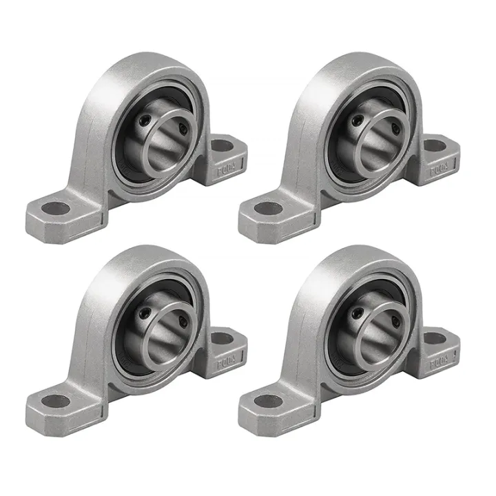 4 Pcs Bearing Housing Flange Bearing 20mm KP004 Ball Bearing Block ...