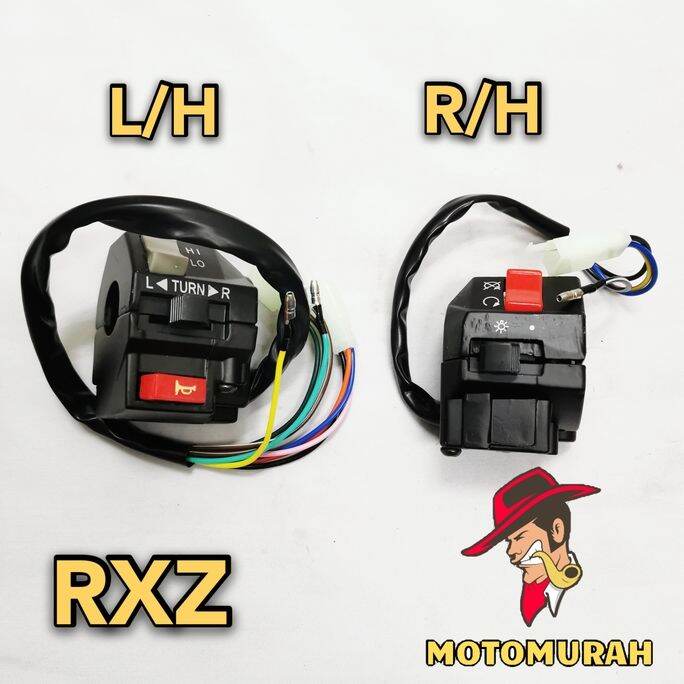 RXZ HANDLE SWITCH KIRI KANAN LEFT RIGHT HANDLE SWITCH RXZ "MOTOMURAH ...