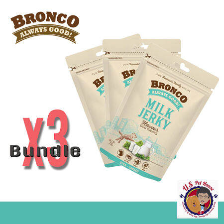 Bronco Jerky Milk Dog Treat 70g x 3 | Lazada Singapore