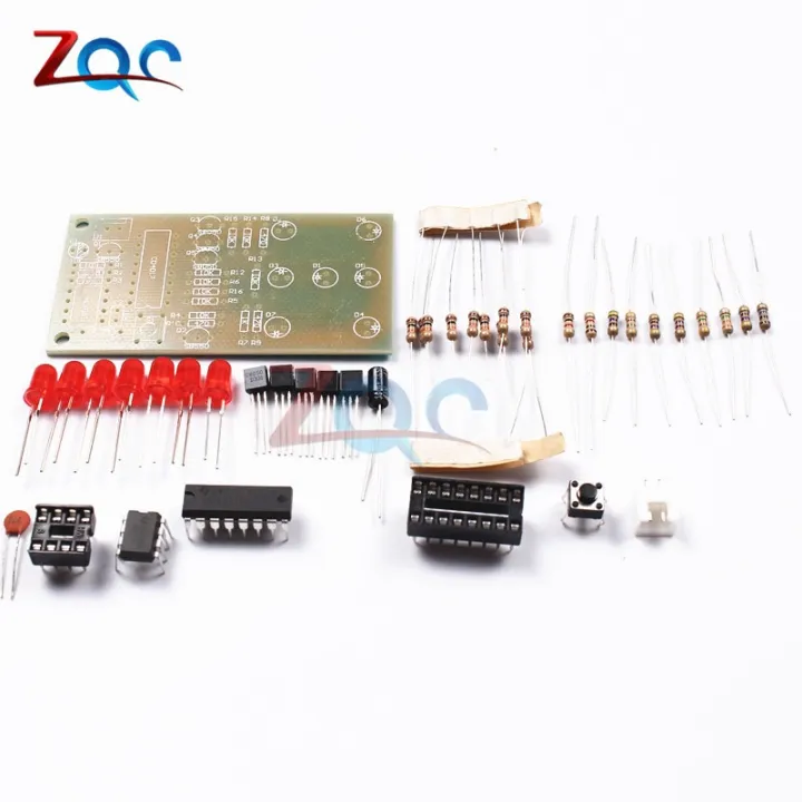 Electronic Dice NE555 CD4017 DIY Kit 5mm Red LEDs 4.5-5V ICSK057A Electronic Fun Kit | Lazada PH