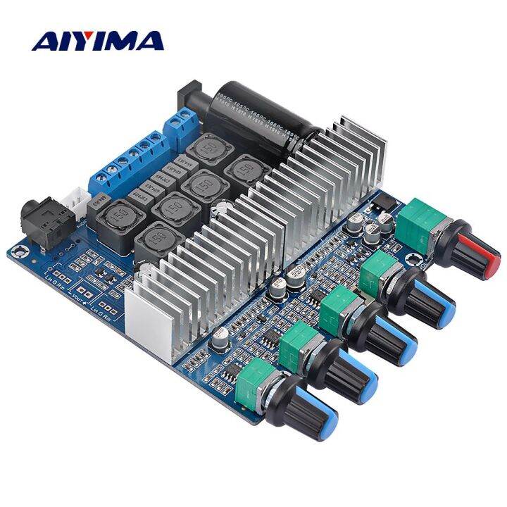 AIYIMA TPA3116 Subwoofer Amplifier Board TPA3116D2 2.1 Power Audio Amplifier 50Wx2+100W Bass ...