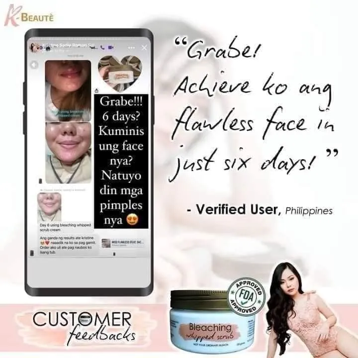 K-Beauté BLEACHING WHIPPED SCRUB "Not your Ordinary Bleach" by Kristine ...