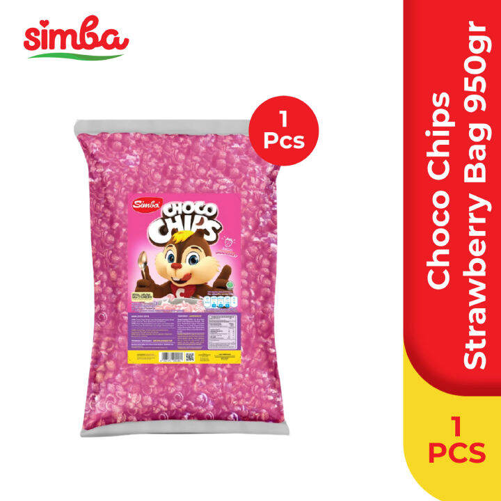 SIMBA Sereal Choco Chips Strawberi Bag 1 kg | Lazada Indonesia