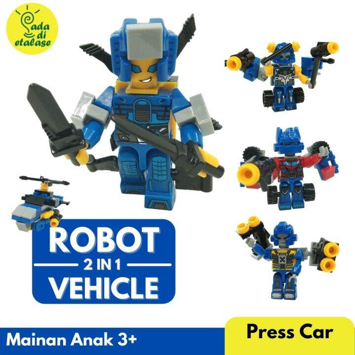 Building Block Brick Robot Transformer Autobot Brik Balok Susun ...
