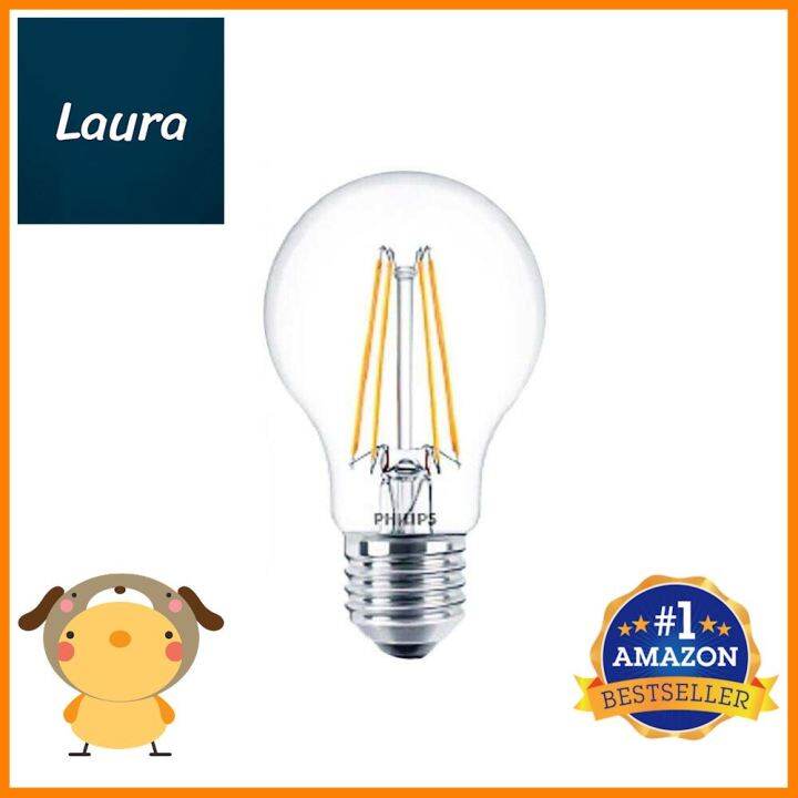 หลอด LED PHILIPS A60 CLASSIC 4 วัตต์ COOLDAYLIGHT E27LED FILAMENT BULB ...