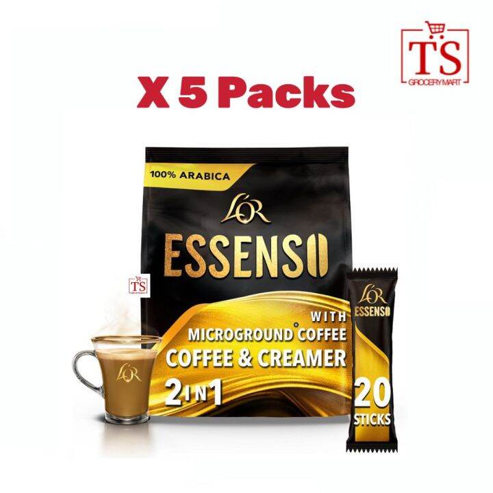 ESSENSO MicroGround Coffee 2in1 - 16G x 20 sachets - 5 PACKS | Lazada