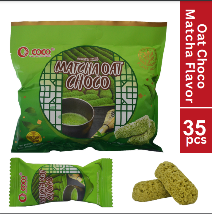 Coco Matcha Choco 35pcs per pack 400g Coco Tsokolats | Lazada PH