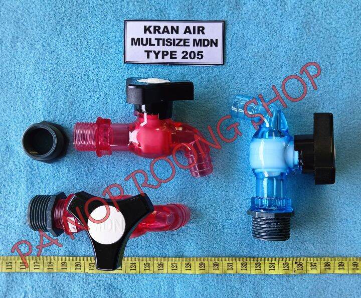 Kran Air MULTISIZE (1/2"-3/4") MDN TYPE 205 TRANSPARANT | Lazada Indonesia