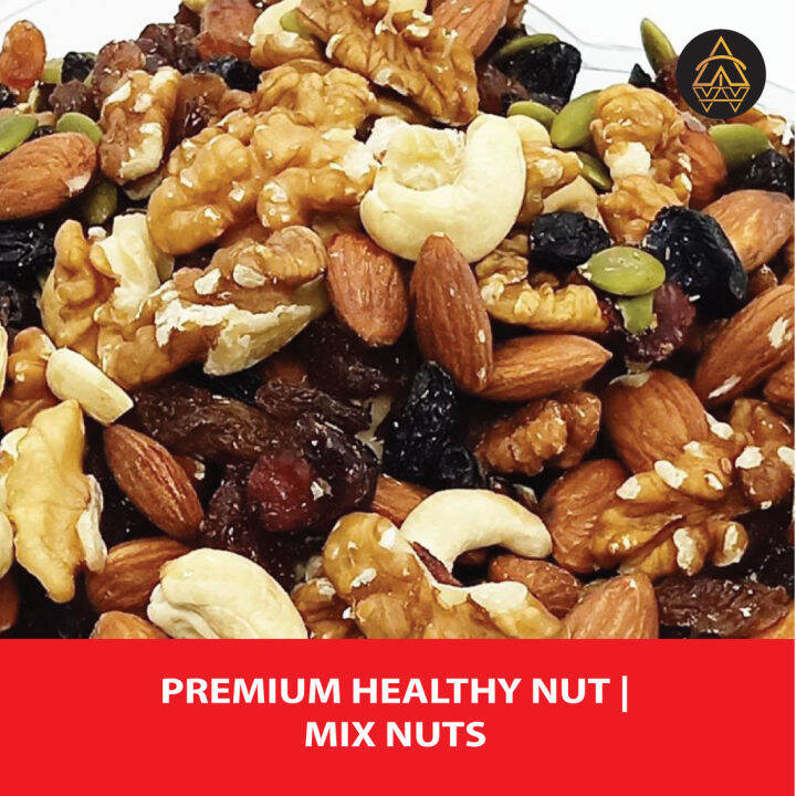 7 premium healthy nuts | Mix nuts mixed nuts ready to eat 500g/1000g/1kg | Lazada