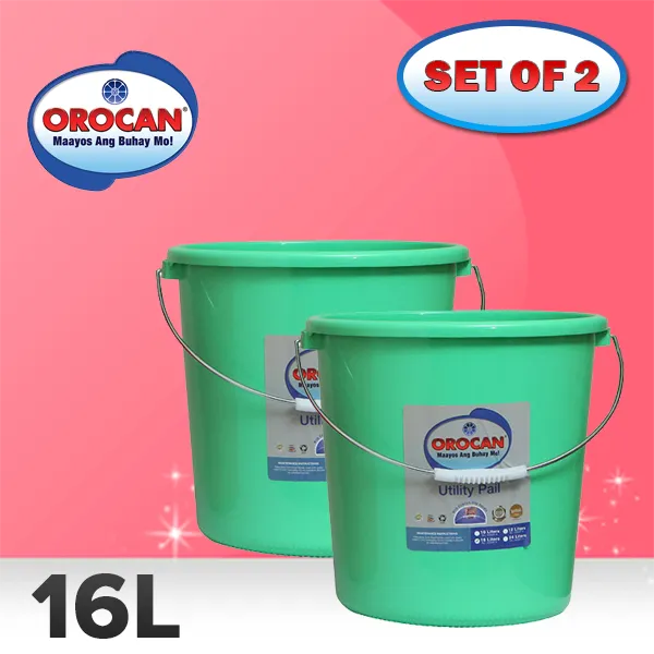 Orocan 16 Liter Utility Pail Bundle Set of 2 | Lazada PH