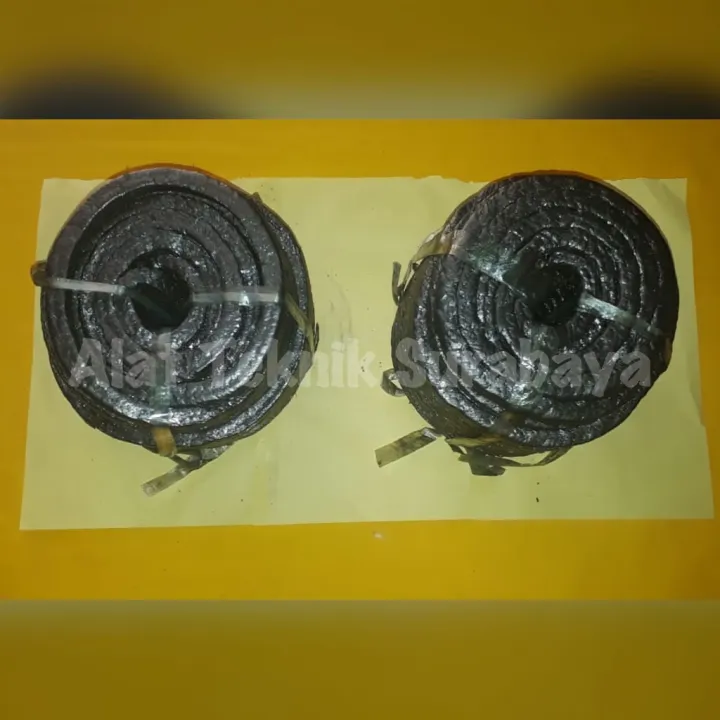 RAMES PACKING HITAM 1/4" 5/16" 3/8" 1/2" 5/8" 1" INCI INCH ROLL GLAND ...