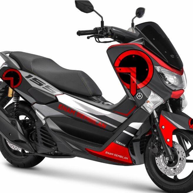 Stiker Decal NMAX Abu merah | Lazada Indonesia