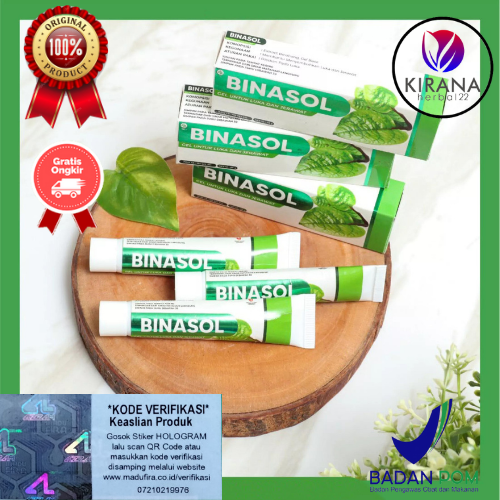 Binasol Gel Obat Luka Diabetes Luka Terbuka Luka Bakar Jerawat Luka ...
