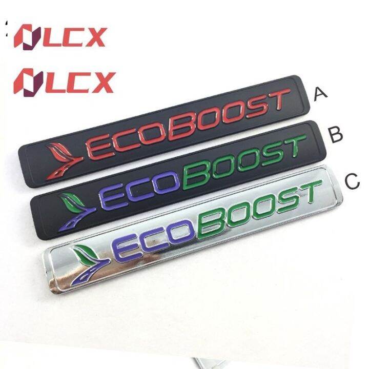 LCX 1 X Metal EcoBoost Badge Engine Emblem Car Decal Sticker Badge for ...