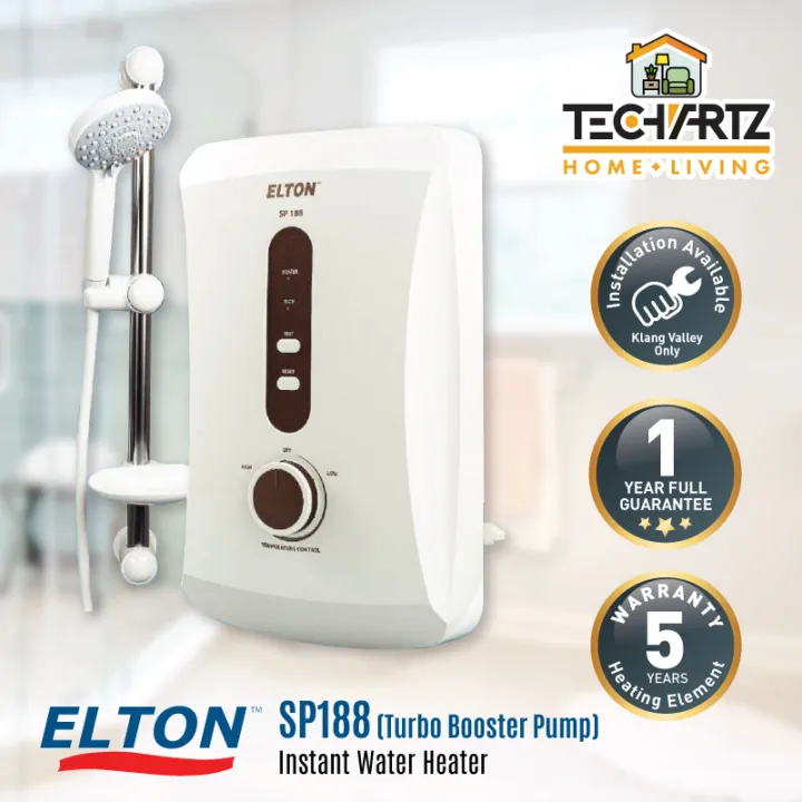 ELTON SP188 5 Years Warranty Sirim Electric Instant Water Heater With ...
