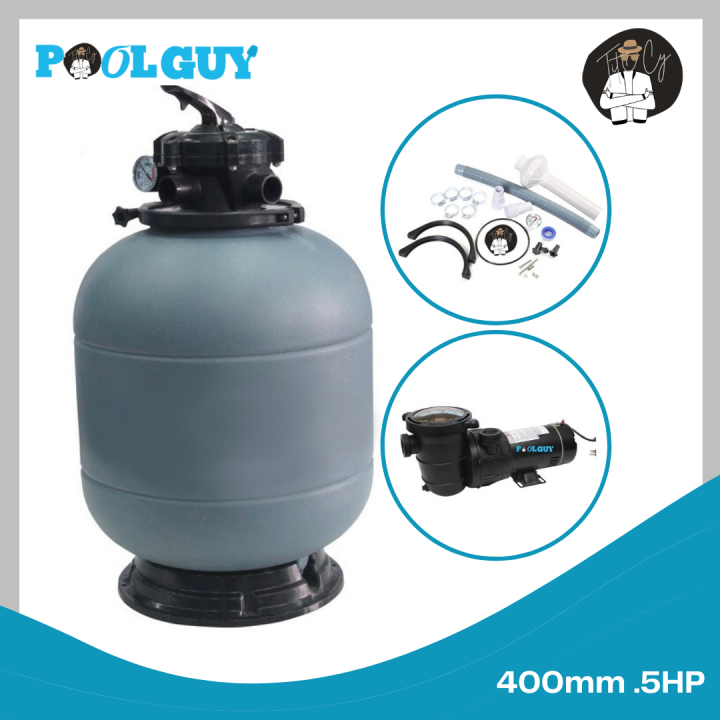POOLGUY Sand Filter With Water Pump Combo 400MM WITH .5HP For Swimming ...