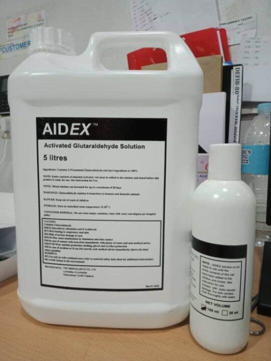 AIDEX ACTIVATED GLUTARALDEHYDE SOLUTION 5 LITERS | Lazada PH