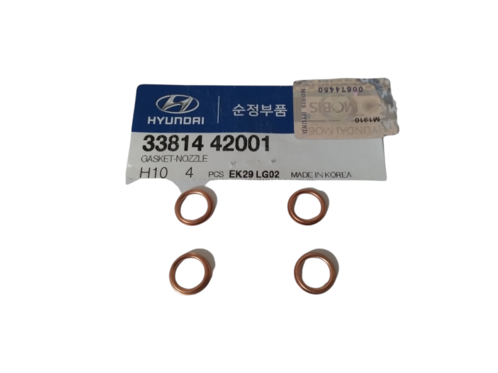 3381442001 NOZZLE GASKET ( 4 PCS ) HYUNDAI STAREX 2001-2007 / HYUNDAI H ...