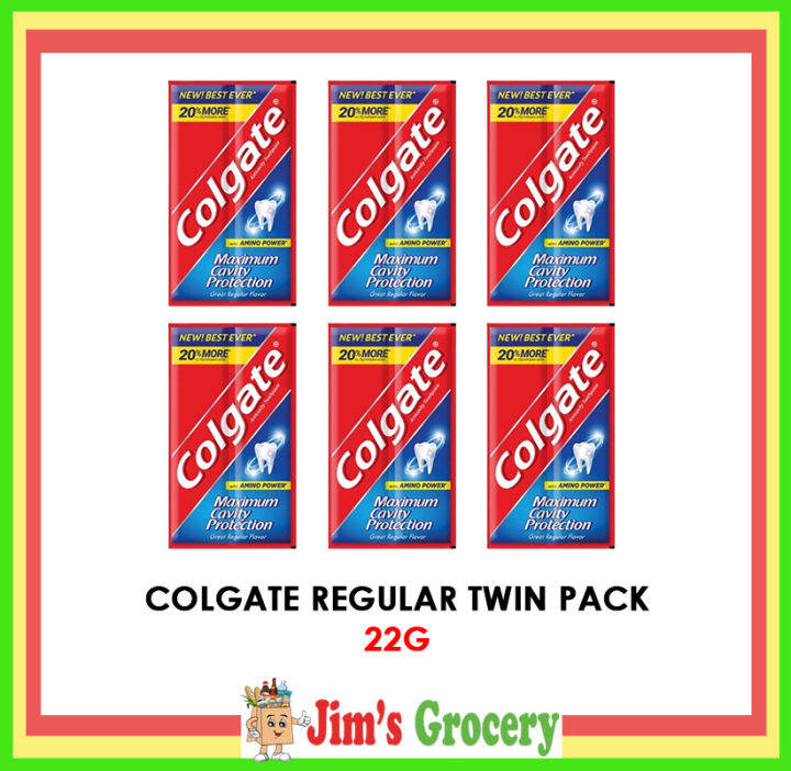 JIMS COLGATE TOOTHPASTE REGULAR FLAVOR 20G BY 6 | Lazada PH