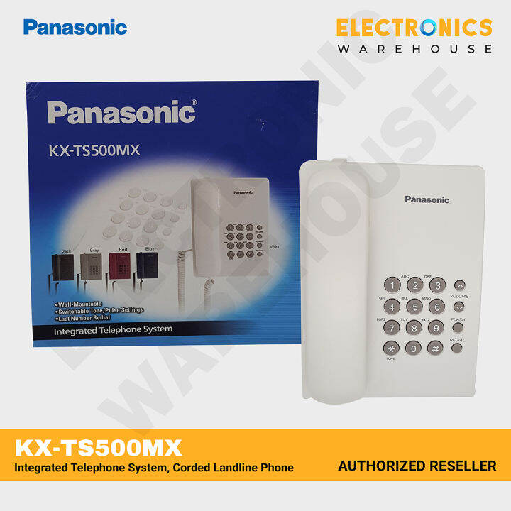 Panasonic KX-TS500MX Integrated Telephone System, Corded Landline Phone | Lazada PH